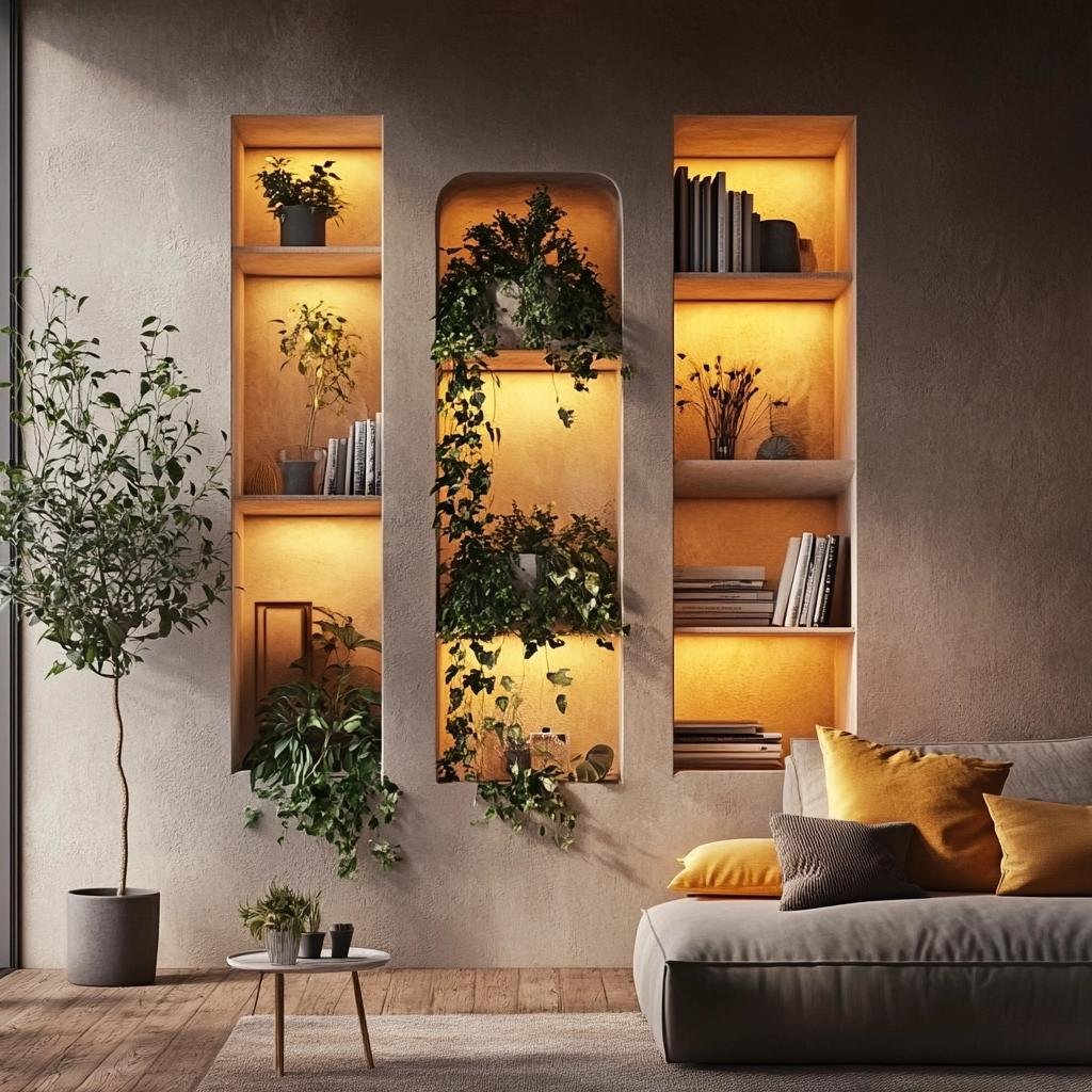 5 Soluções Criativas de Nichos de Parede para Maximizarem Espaços ...